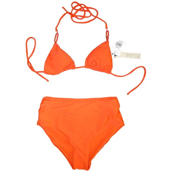 Vix | Swim | Sofia By Vix Size S Orange Triangle Bikini Top Orange ...